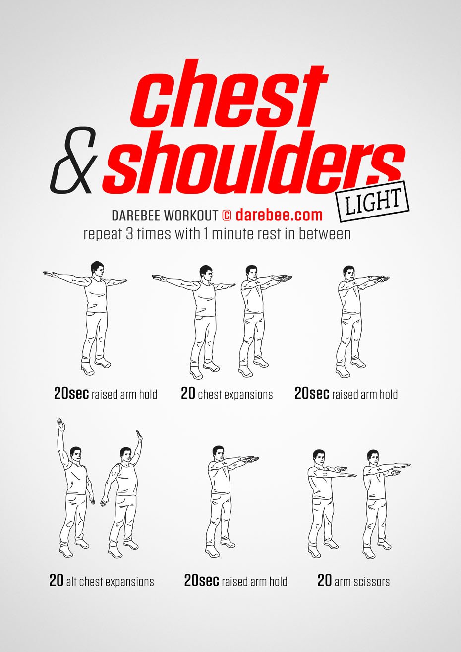 Arm Chest and Shoulder Workout: Build Upper Body